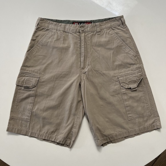 Plugg | Shorts | Vintage Plugg Cargo Shorts Mens Size 32 Tan Outdoor ...